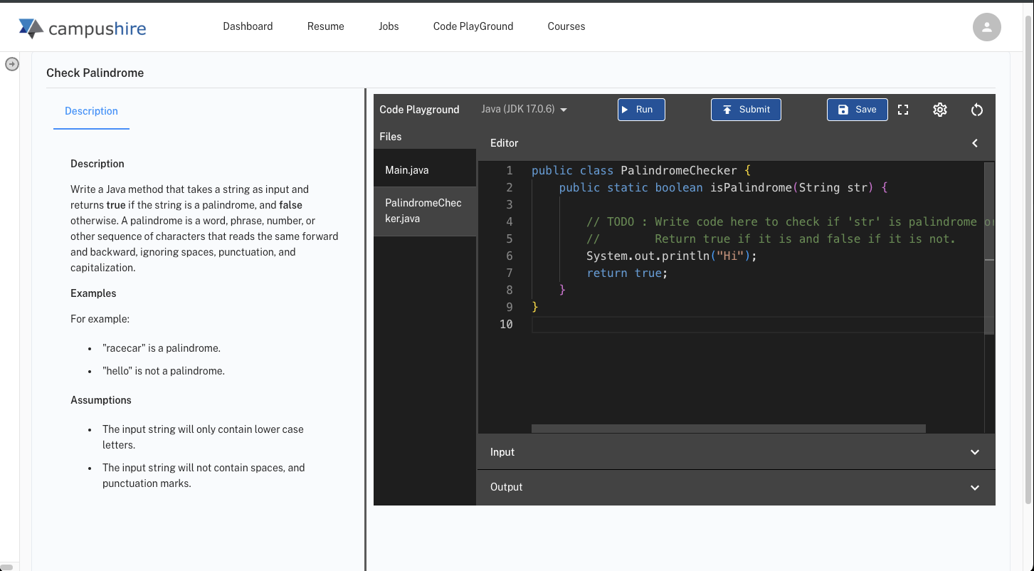CampusHire - Learning and Placements